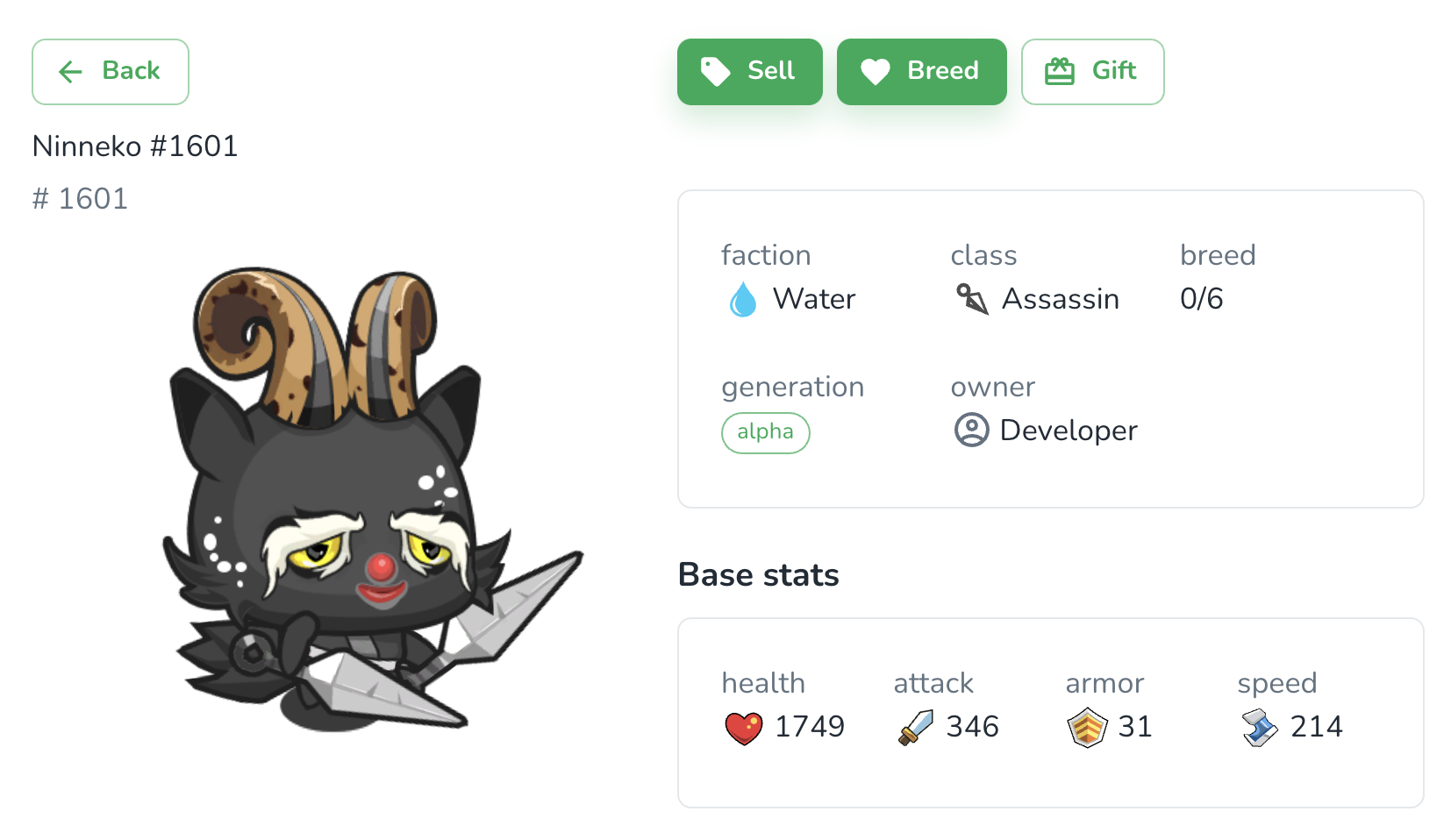 Buy and Sell | Ninneko